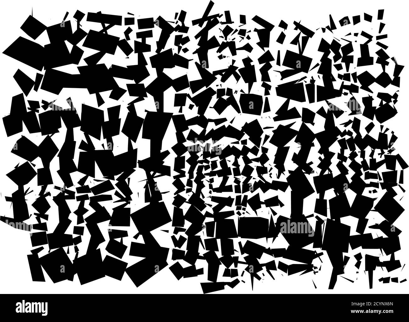 Abstract vector art - Random geometry shapes vector illustration ...