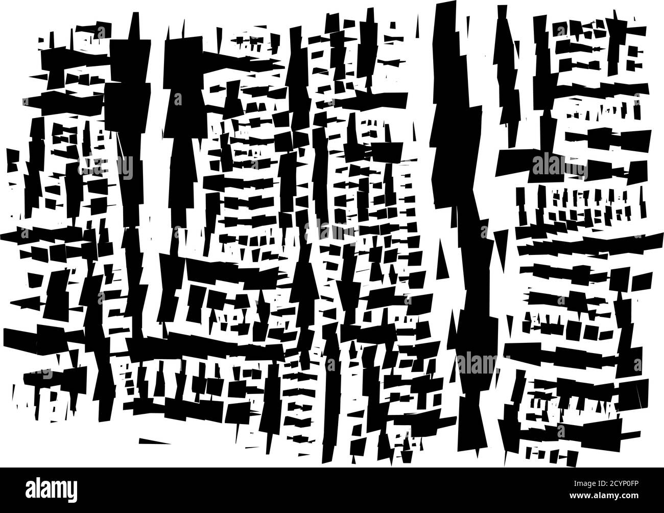 Abstract vector art - Random geometry shapes vector illustration ...