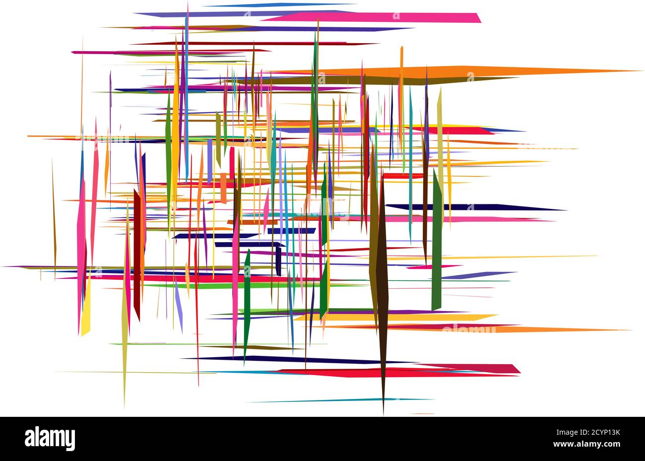 Abstract vector art - Random geometry shapes vector illustration ...