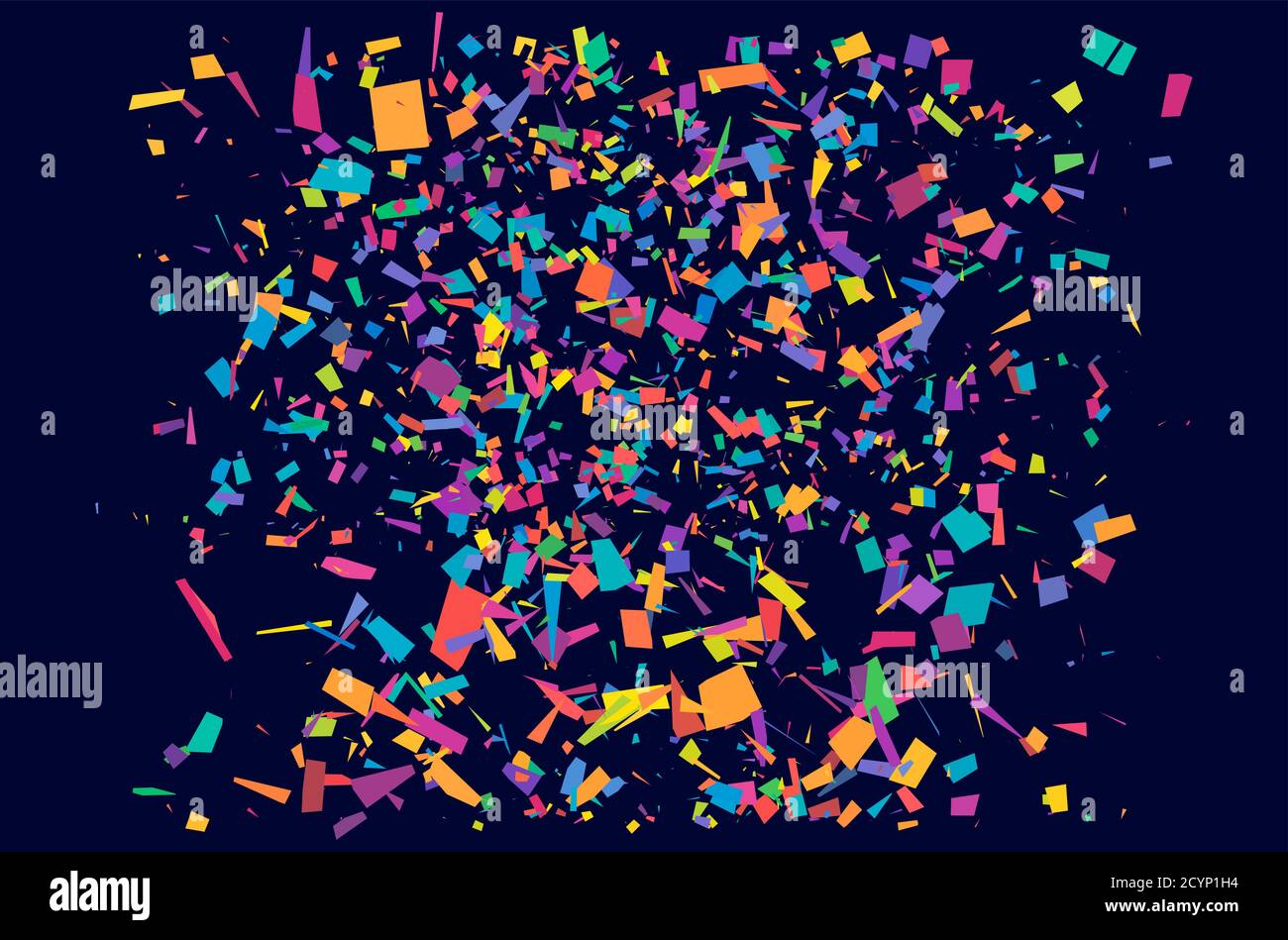 Abstract vector art - Random geometry shapes vector illustration ...