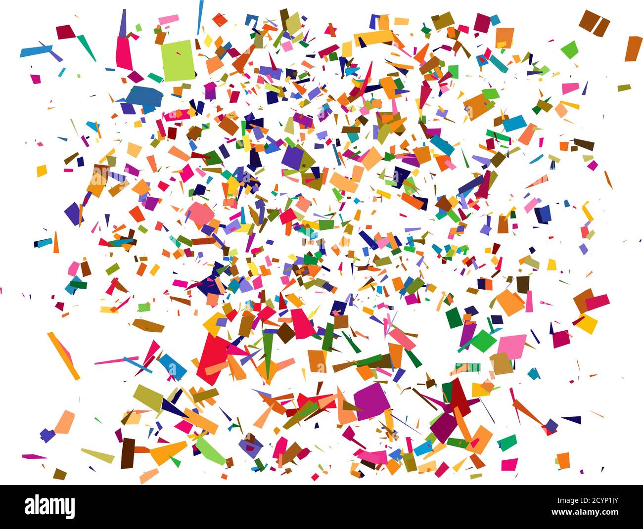 Abstract vector art - Random geometry shapes vector illustration ...