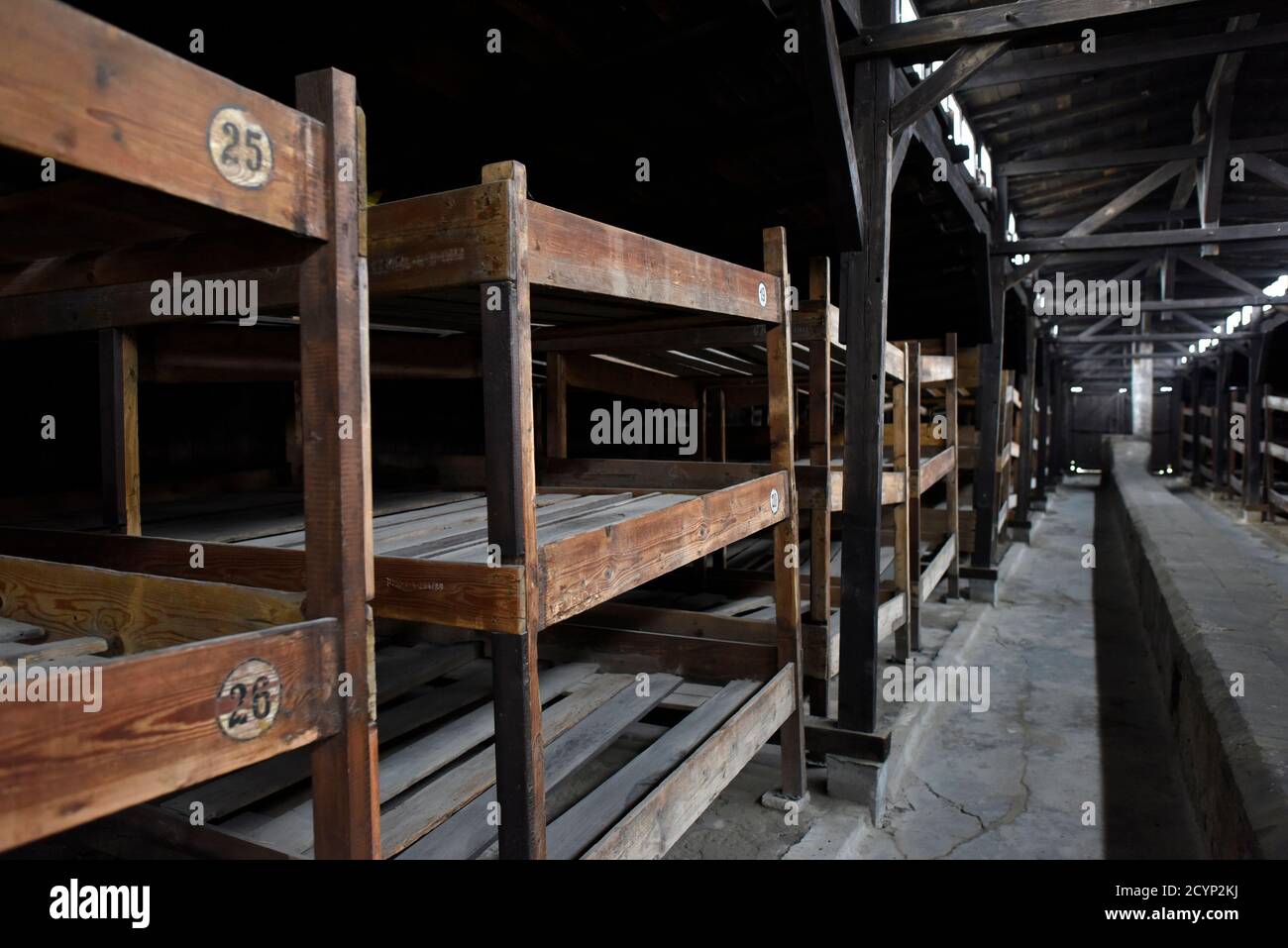 Inside barracks auschwitz hi-res stock photography and images - Alamy