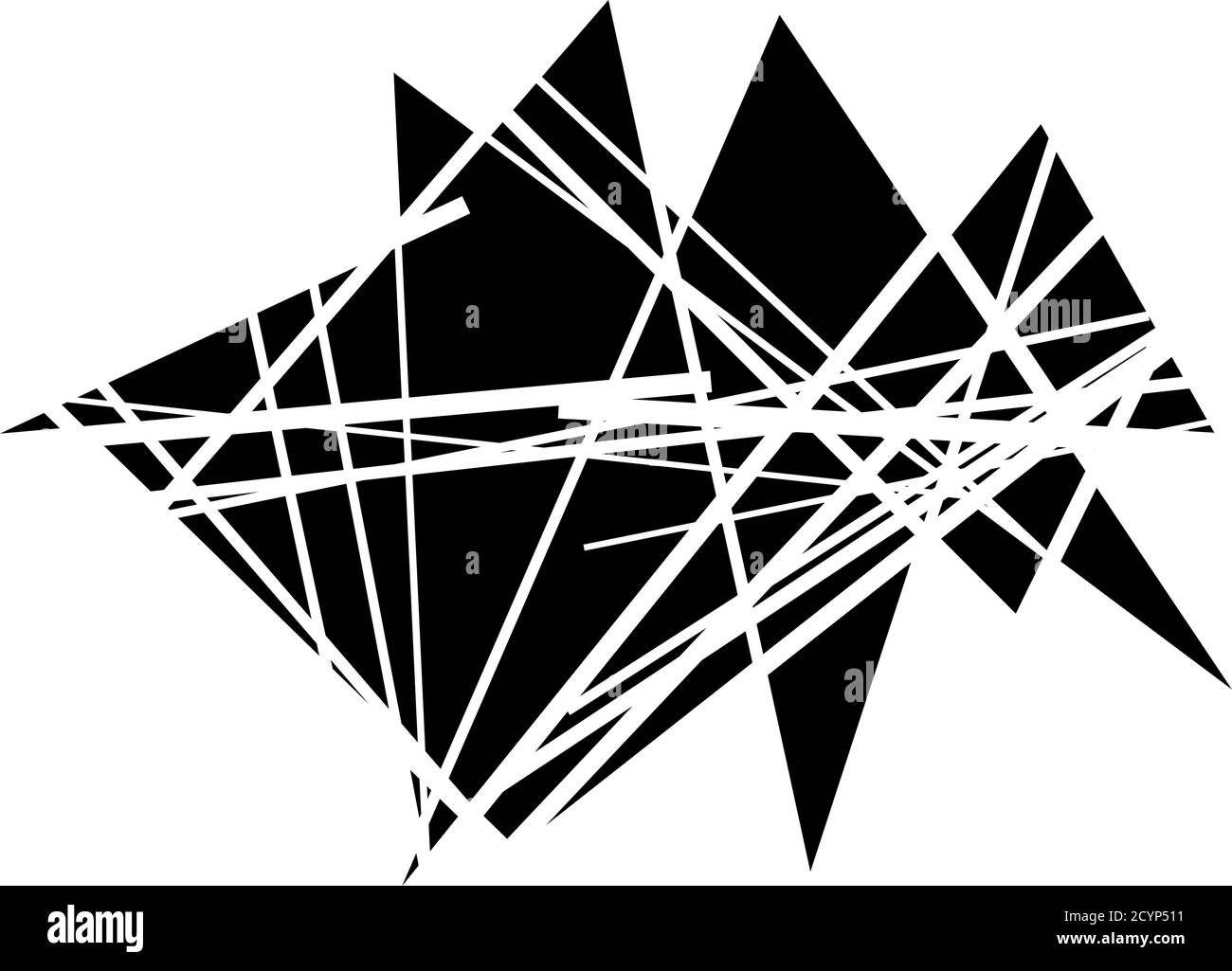 crushed, cracked, destroyed and fractured or smashed surface texture ...