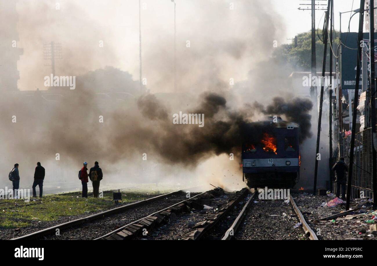 Burning train hi-res stock photography and images - Alamy