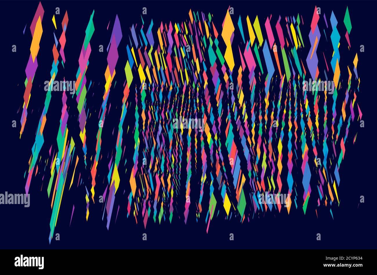 Abstract vector art - Random geometry shapes vector illustration ...
