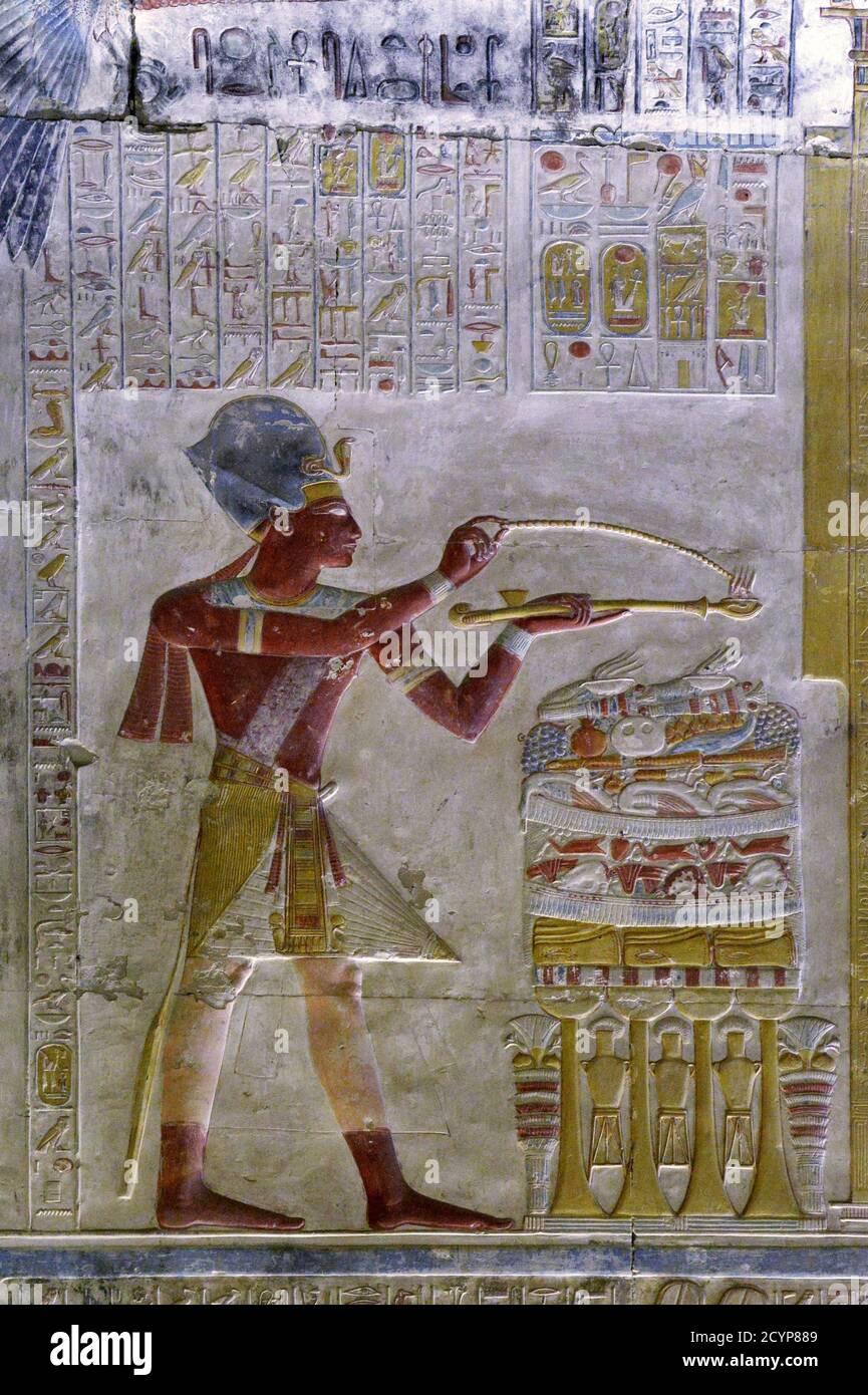 Blue Crown Pharaoh High Resolution Stock Photography and Images - Alamy