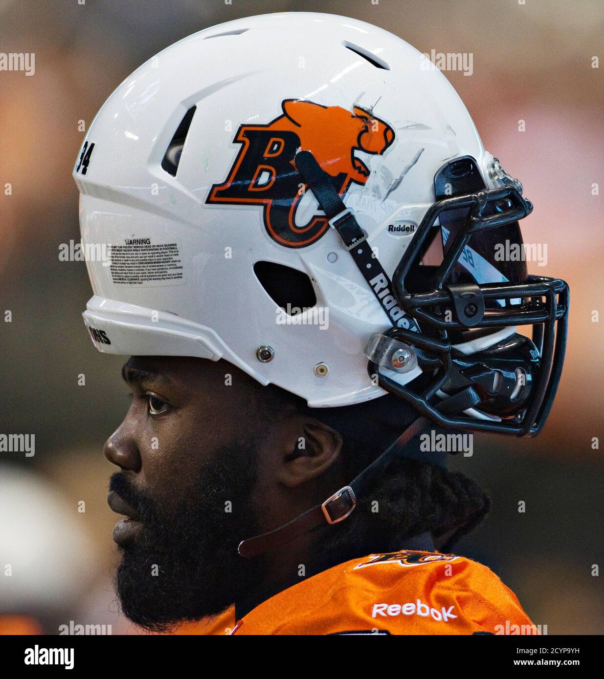 Saskatchewan roughriders helmet hi-res stock photography and images - Alamy