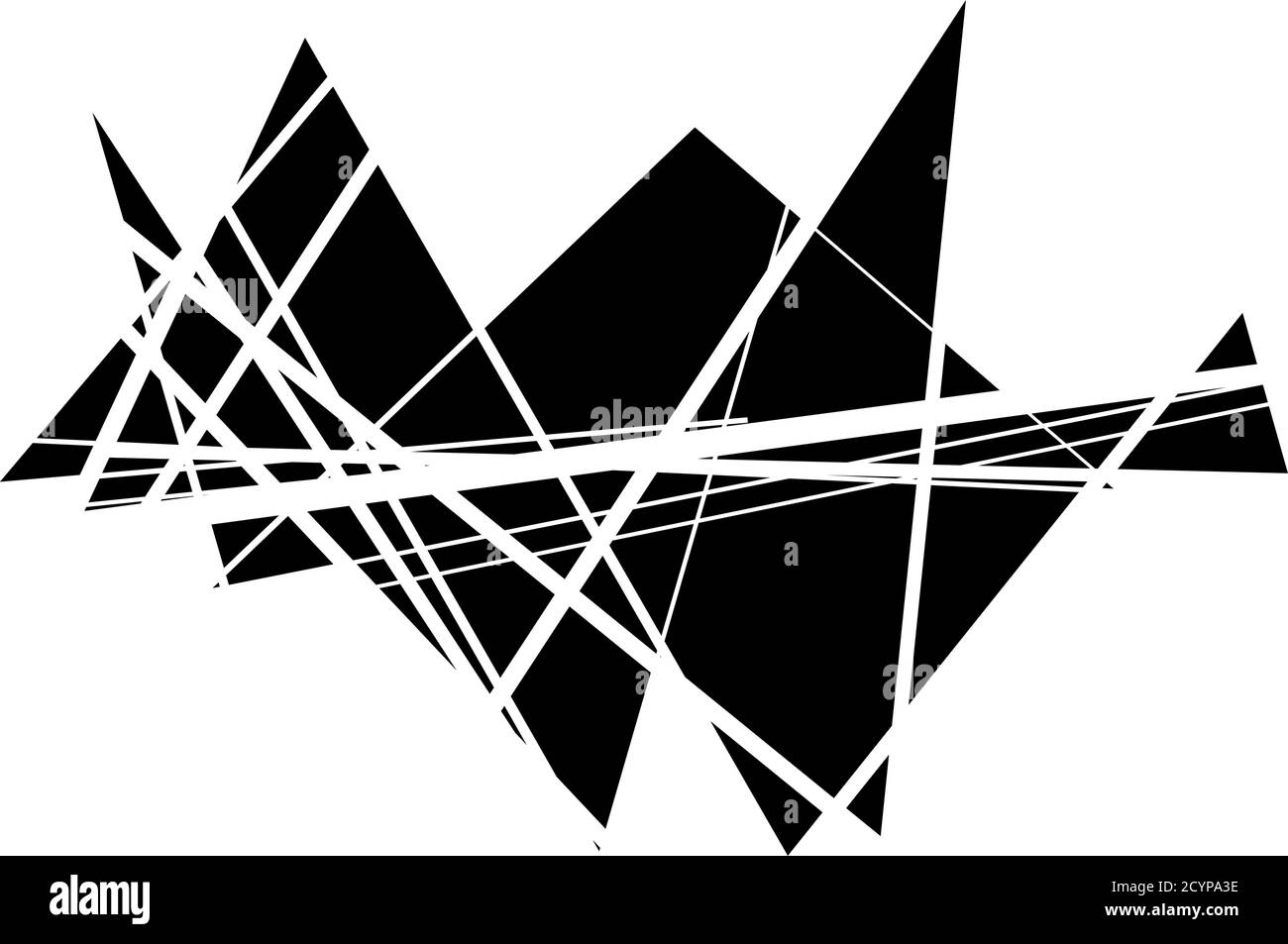 crushed, cracked, destroyed and fractured or smashed surface texture ...