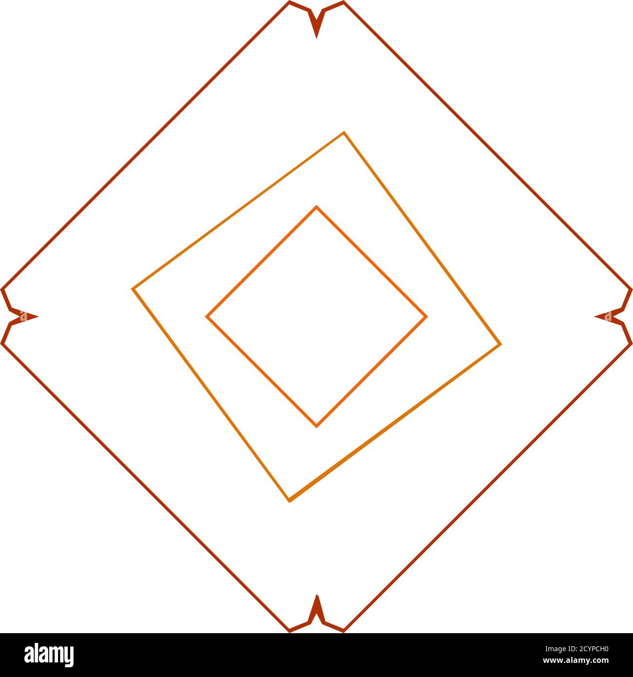 Abstract Random Geometry Shape Generative Art Geometric Zig Zag Criss Cross Angular Edgy
