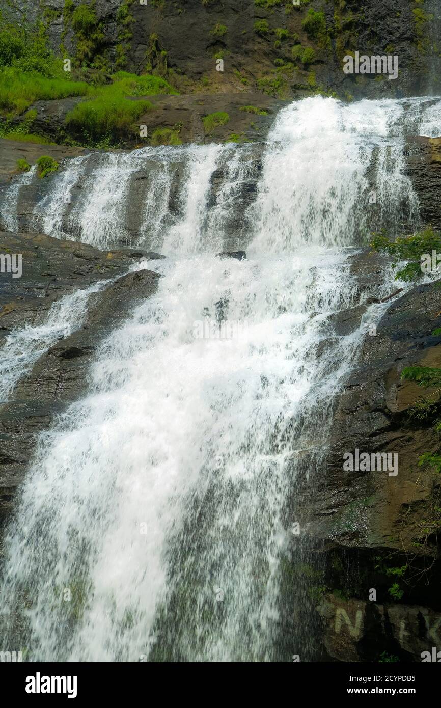 Cheeyappara Waterfall just after the Monsoon, a popular sight on the ...
