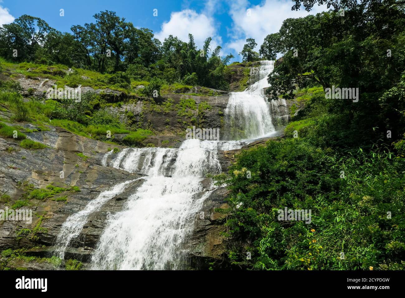 Cheeyappara Waterfall just after the Monsoon, a popular sight on the ...