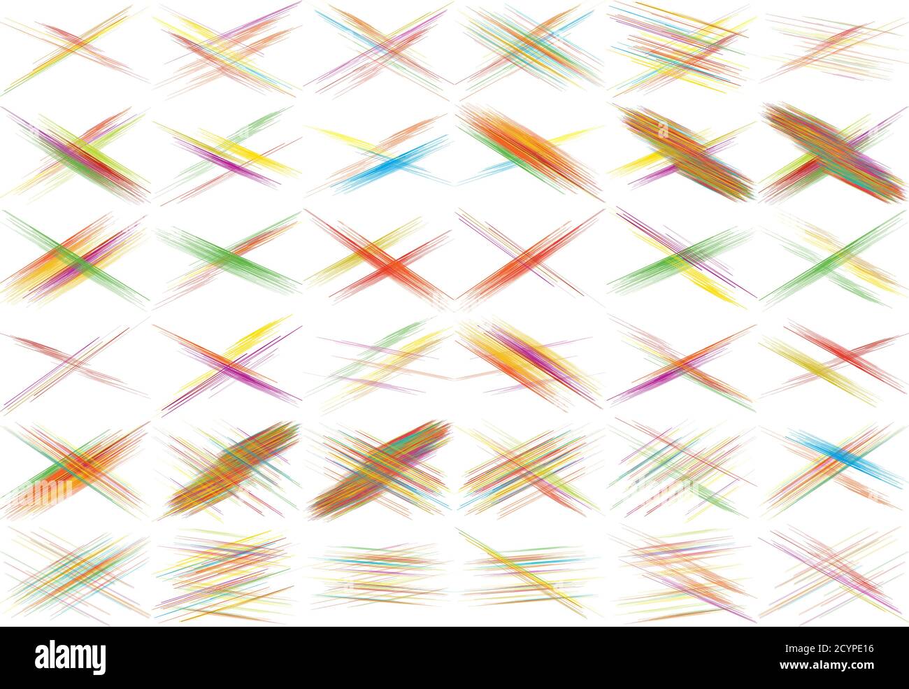 Grid, mesh Intersecting random scribble, sketchy lines vector. Grating, lattice, grille and ...