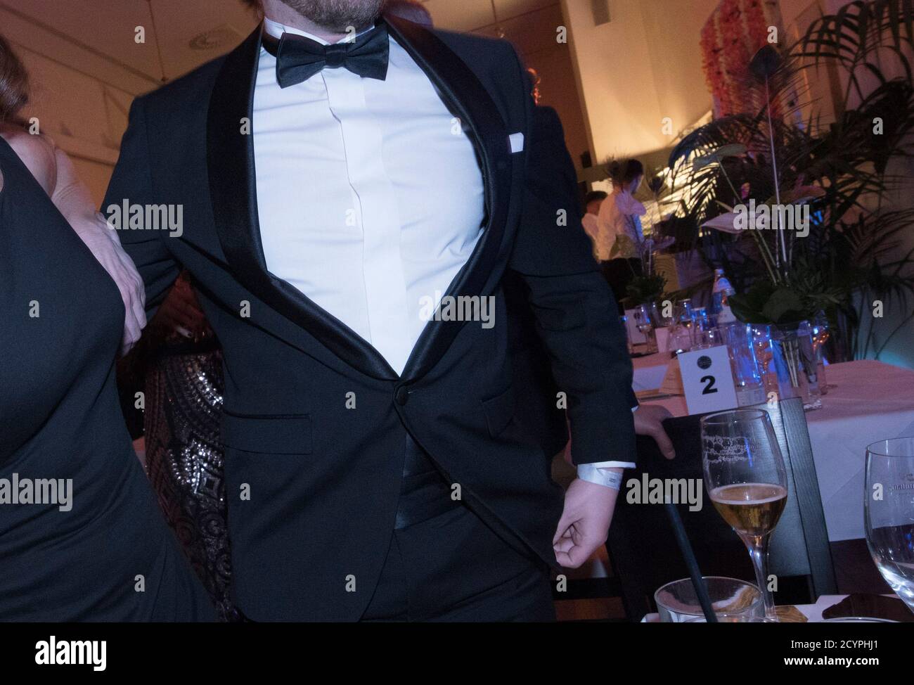 man wearing a tuxedo, textile design and fashion trends Stock Photo - Alamy