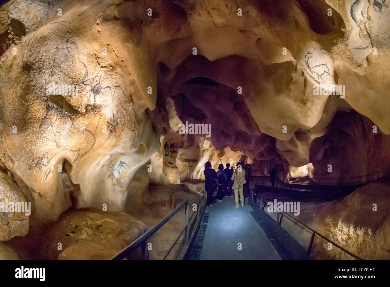 Chauvet cave paintings human hi-res stock photography and images - Alamy