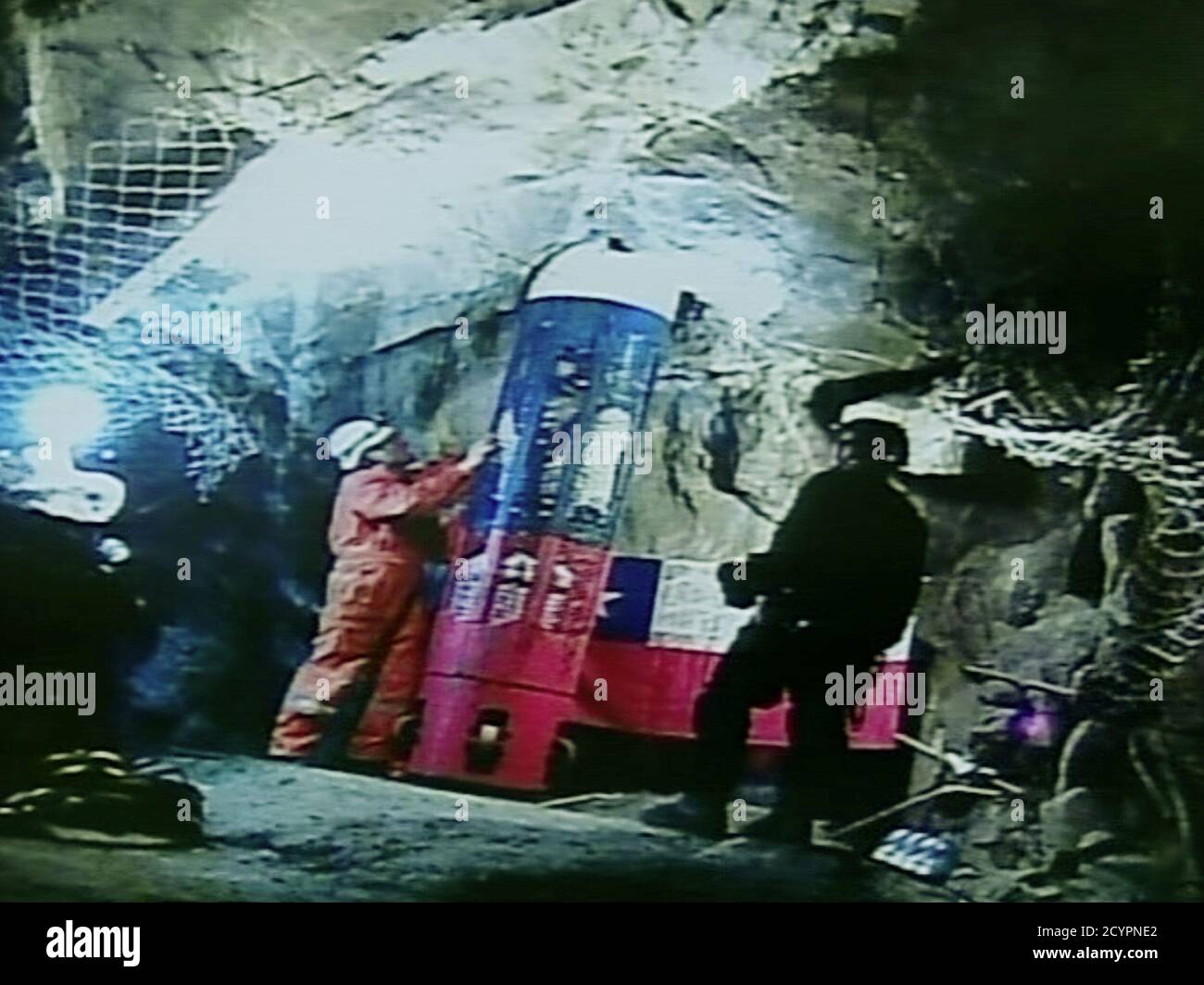 Mine rescue capsule hi-res stock photography and images - Alamy