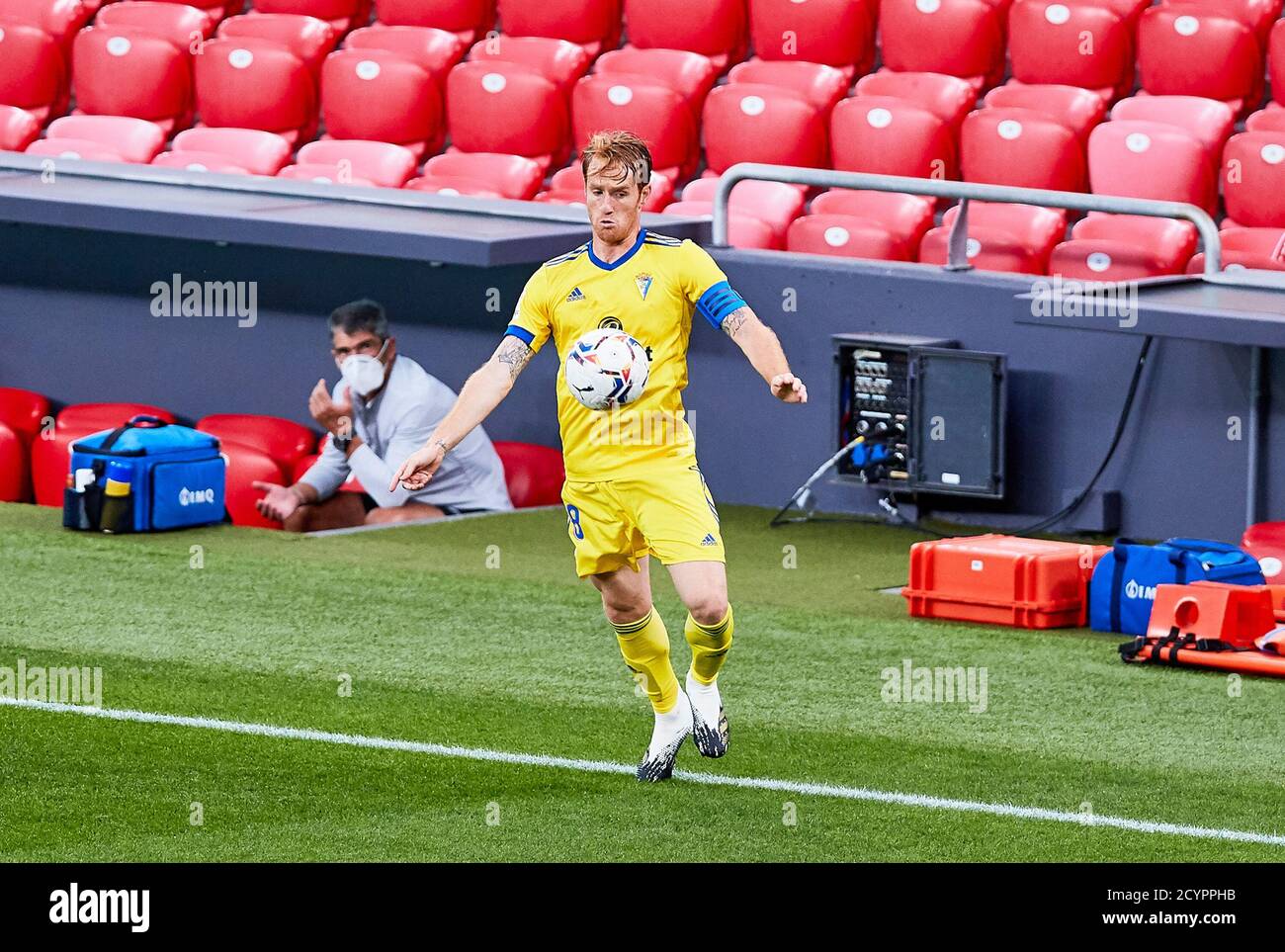 Alex Fernandez of Cadiz during the Spanish championship La Liga ...