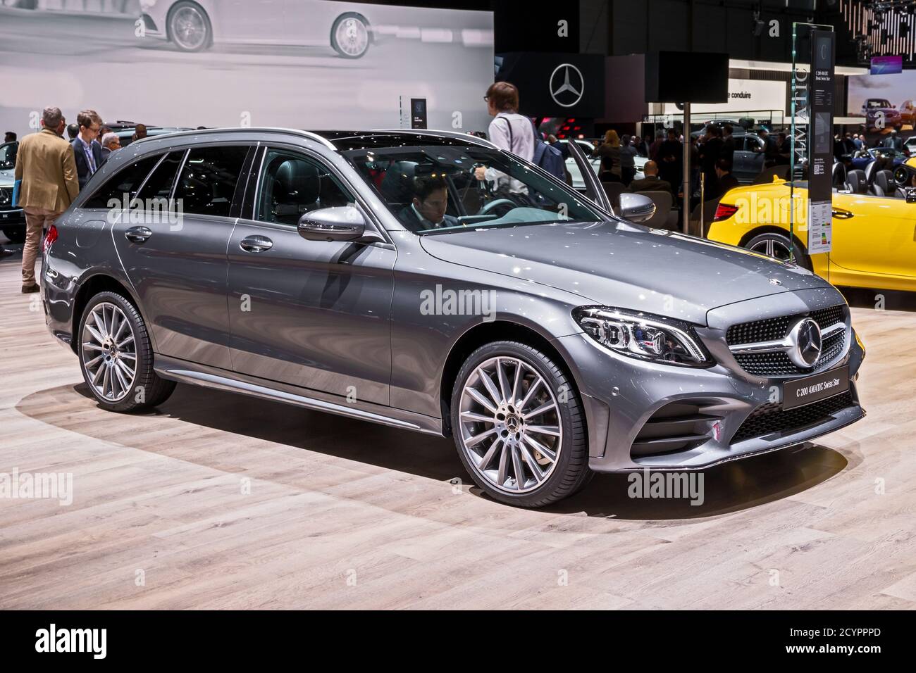 Mercedes-Benz C 200 4MATIC Swiss Star car at the 89th Geneva ...