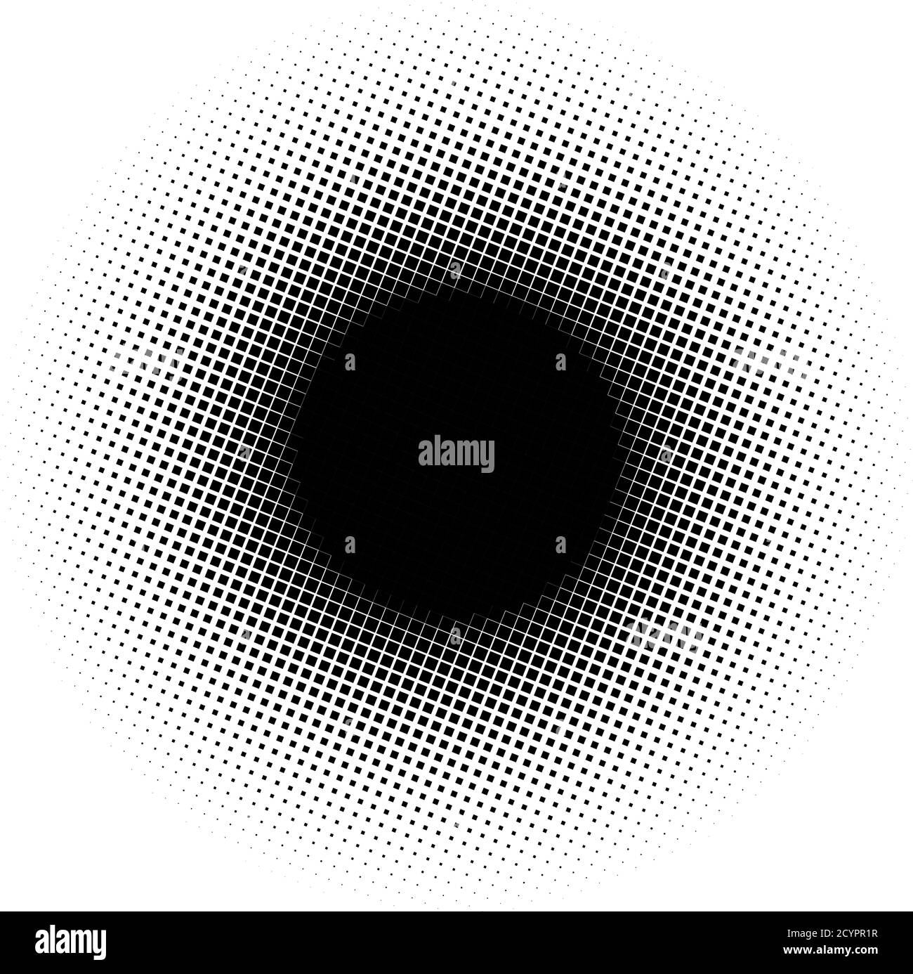 Halftone vector illustration. Geometric half tone design element Stock ...