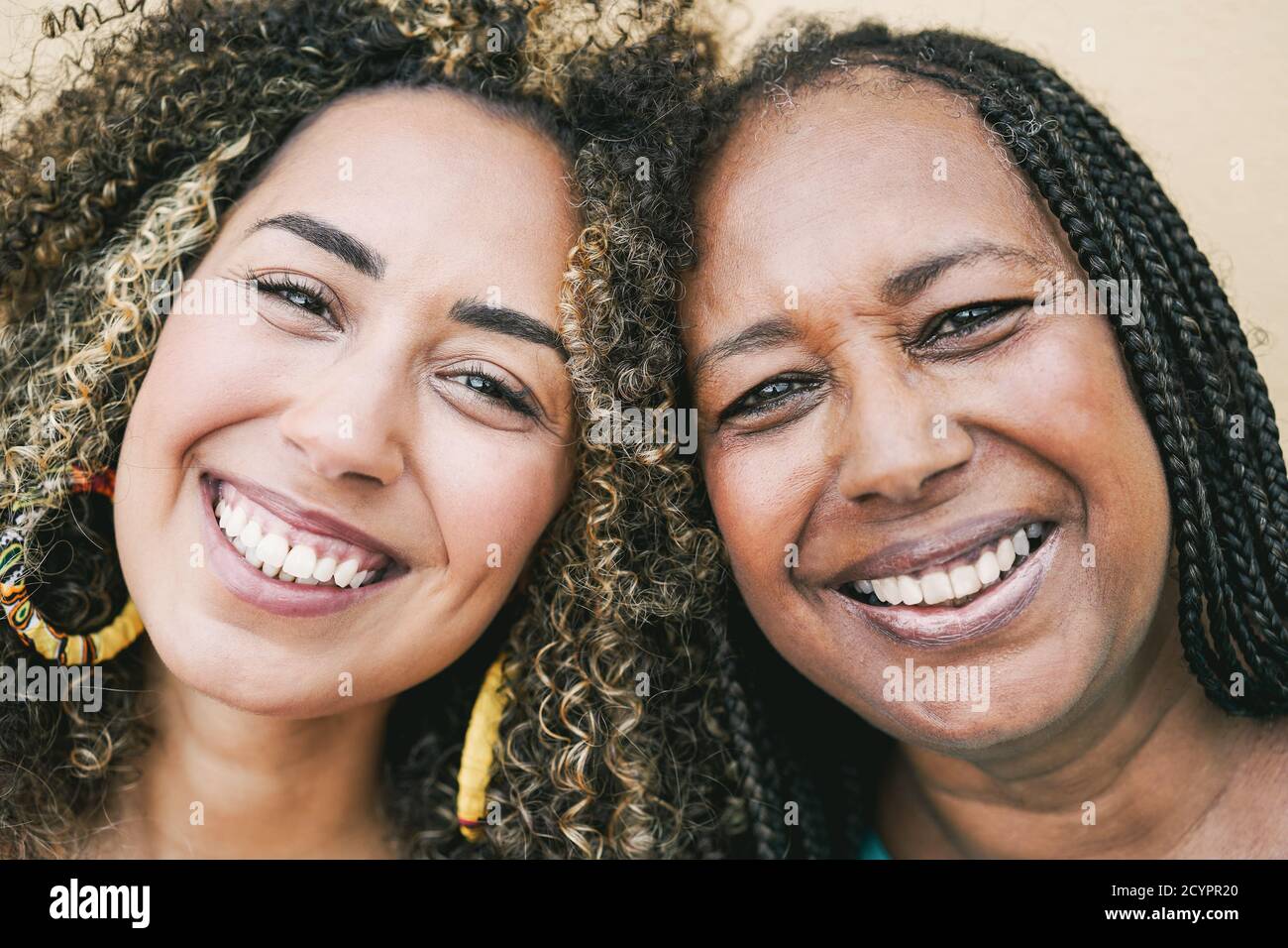 Happy mother and daughter - Love and family concept - Main focus on ...