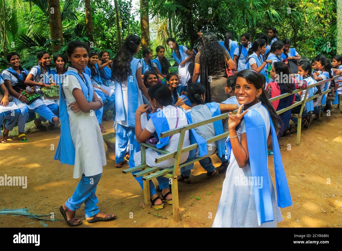 Kerala Beauty School Girls