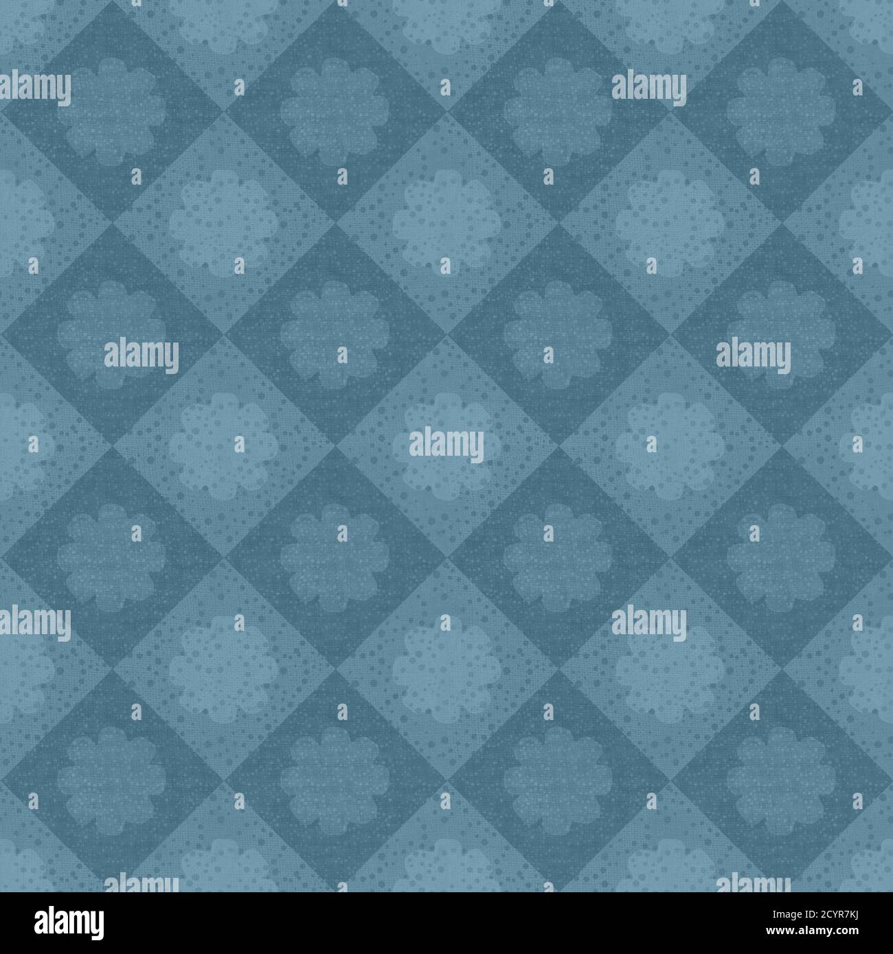 Flower pattern wallpaper fabric in blue and gray colors. Perfect for ...