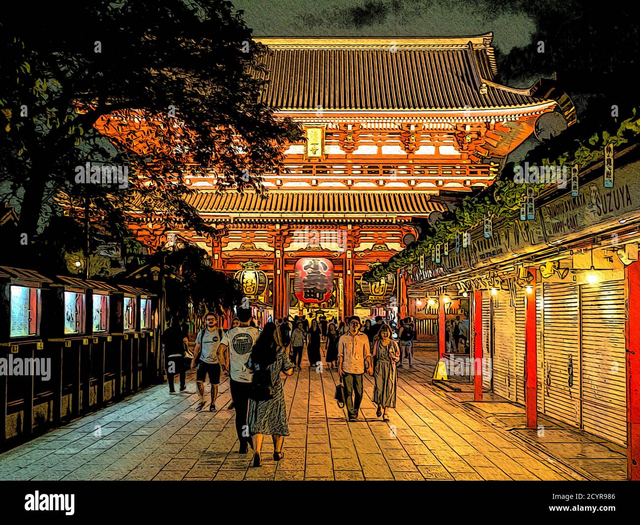Asakusa Senso-ji Temple, Tokyo, Japan Stock Photo - Alamy