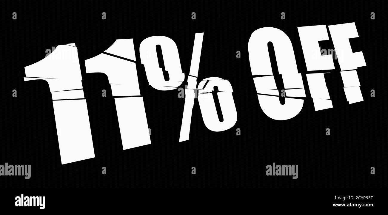 cracked, smashed, splattered and exploding percentage, discount numbers ...