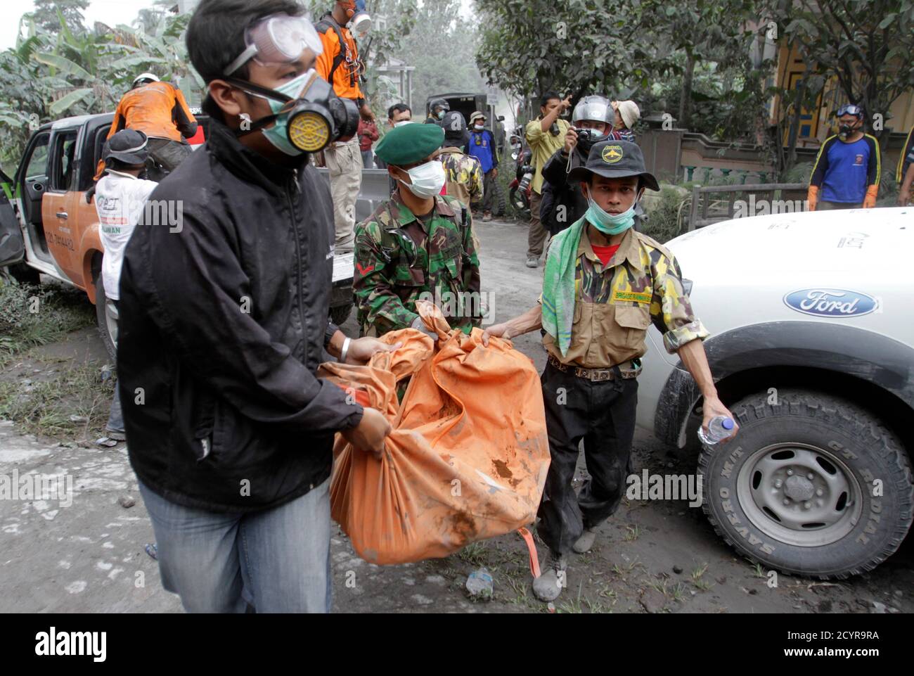 Mount merapi rescue team hi-res stock photography and images - Alamy