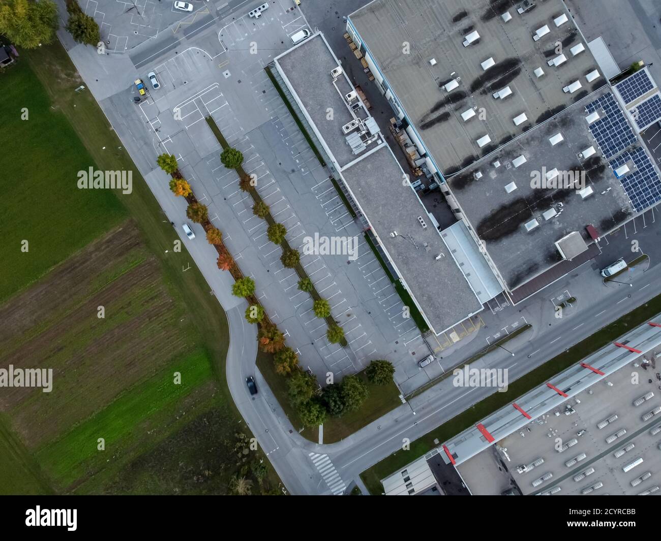 Aerial industrial zone hi-res stock photography and images - Alamy