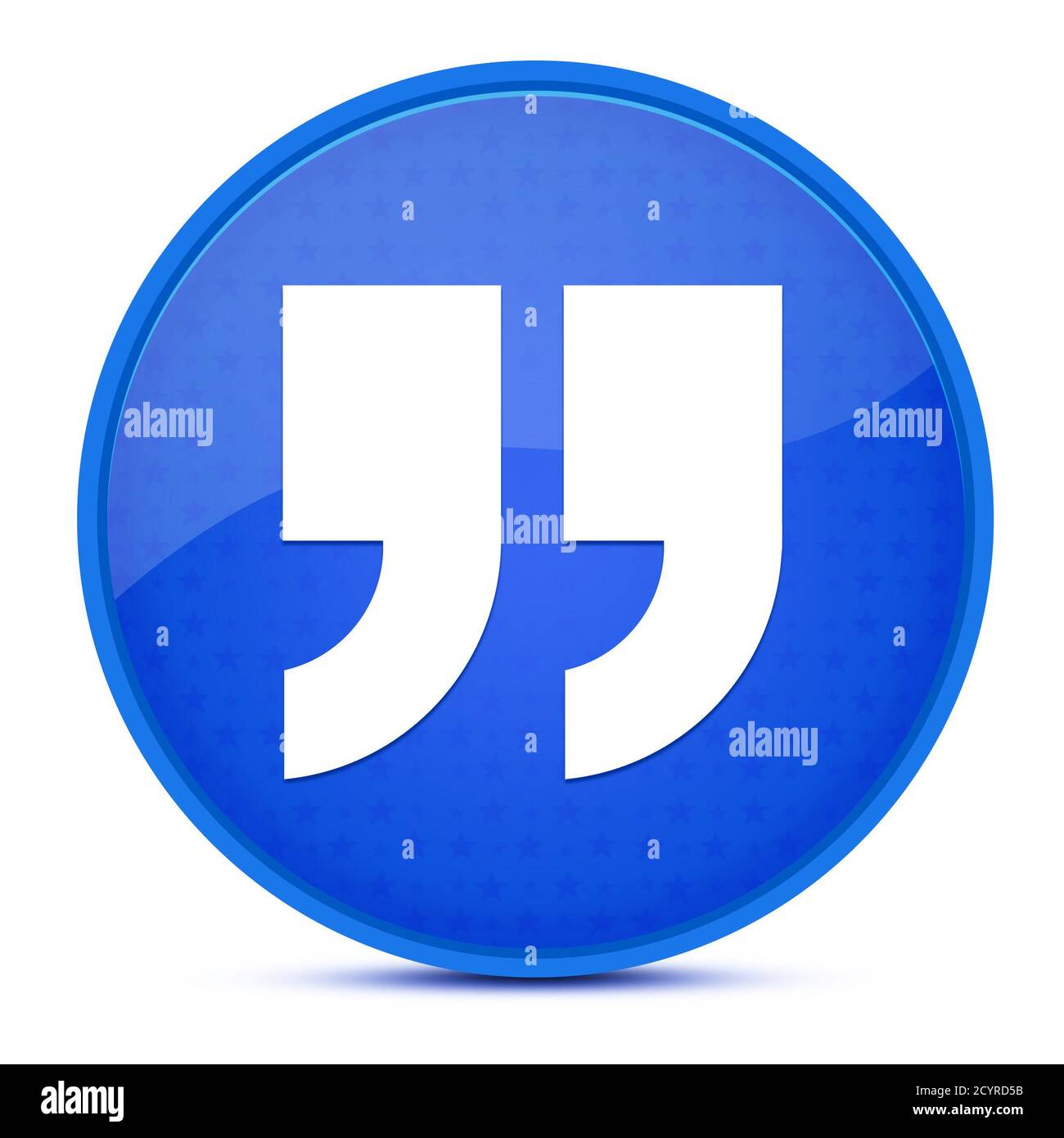 Blue chat bubble quotation mark hi-res stock photography and images - Alamy