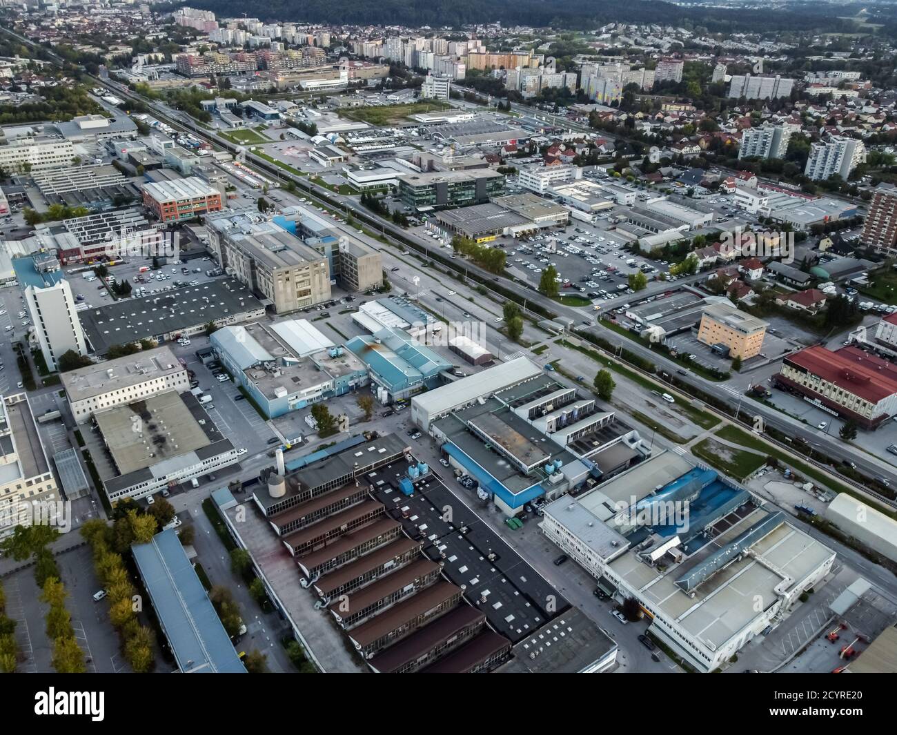 Industrial development zone hi-res stock photography and images - Alamy