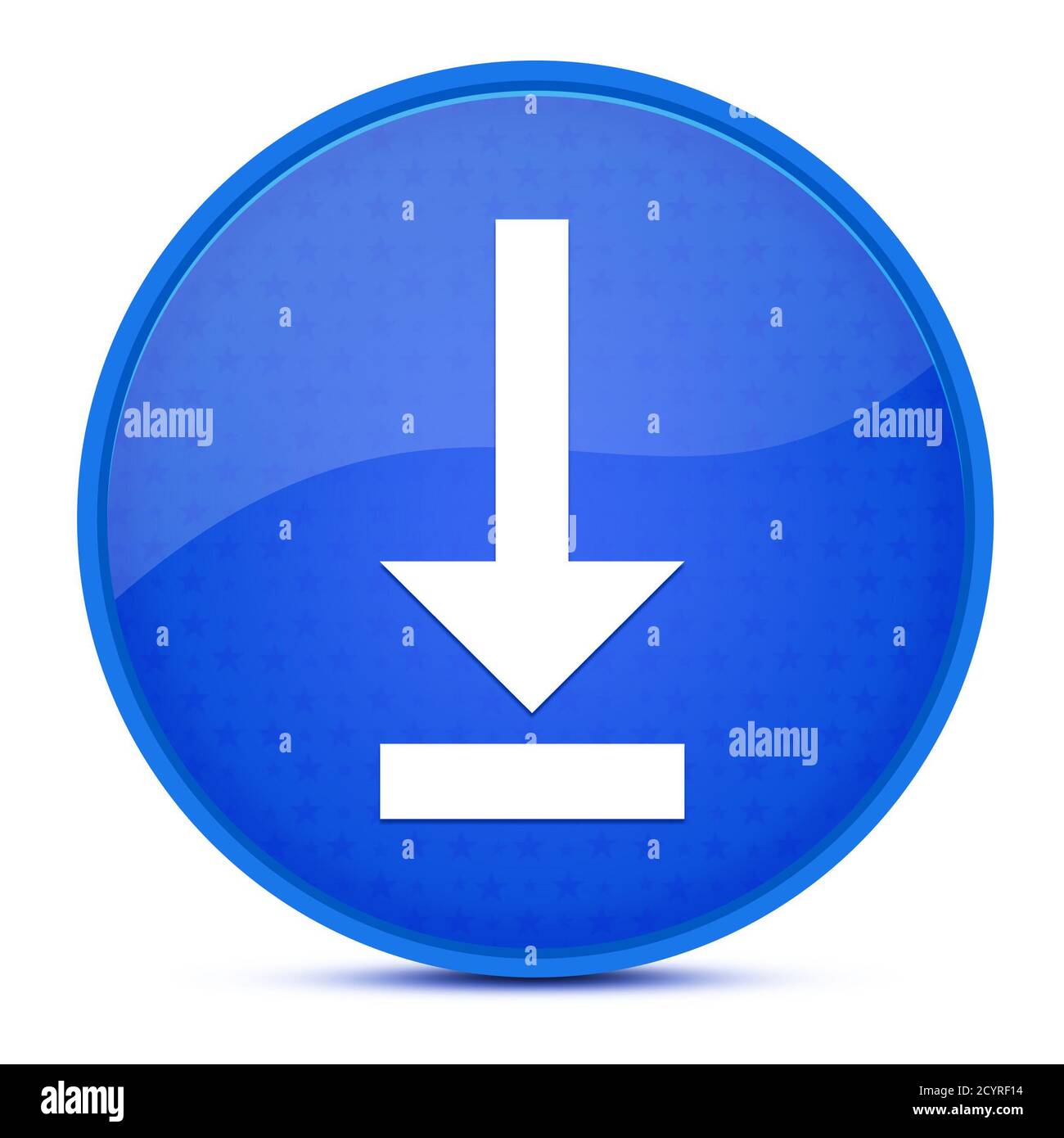 Download aesthetic glossy blue round button abstract illustration Stock ...