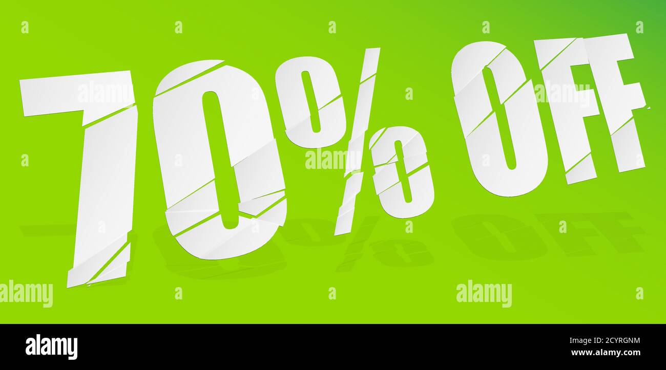 cracked, smashed, splattered and exploding percentage, discount numbers ...