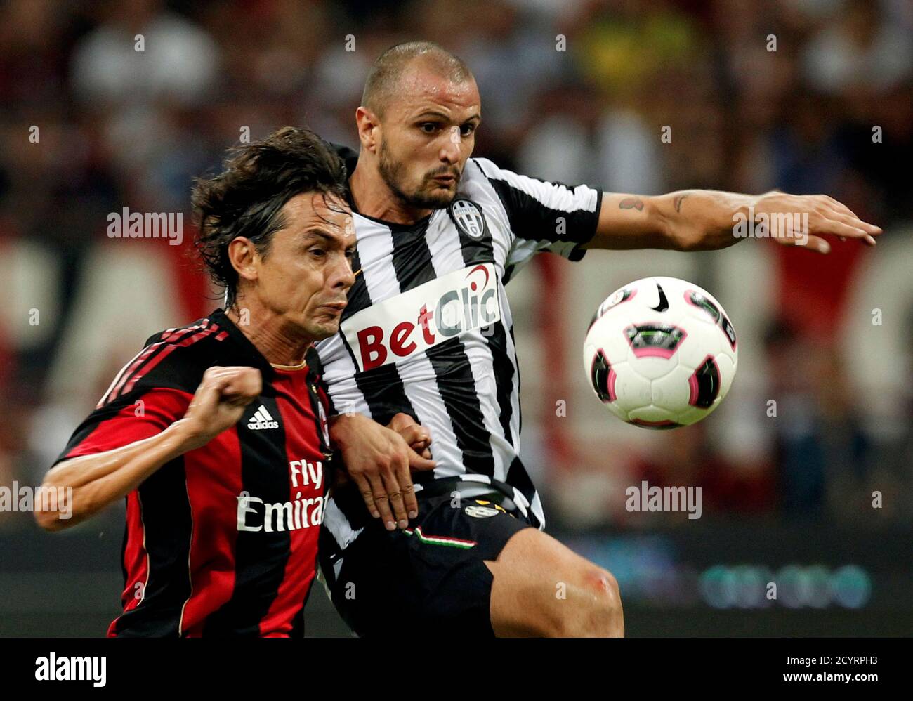 Filippo inzaghi and simone inzaghi hi-res stock photography and images ...
