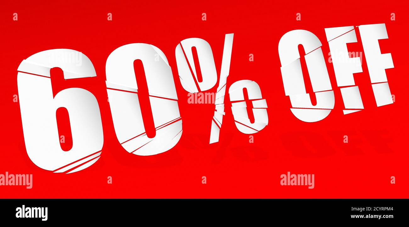 cracked, smashed, splattered and exploding percentage, discount numbers ...