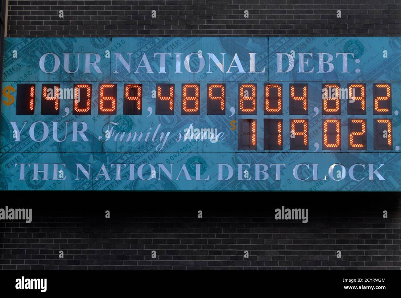 U s national debt clock hi-res stock photography and images - Alamy