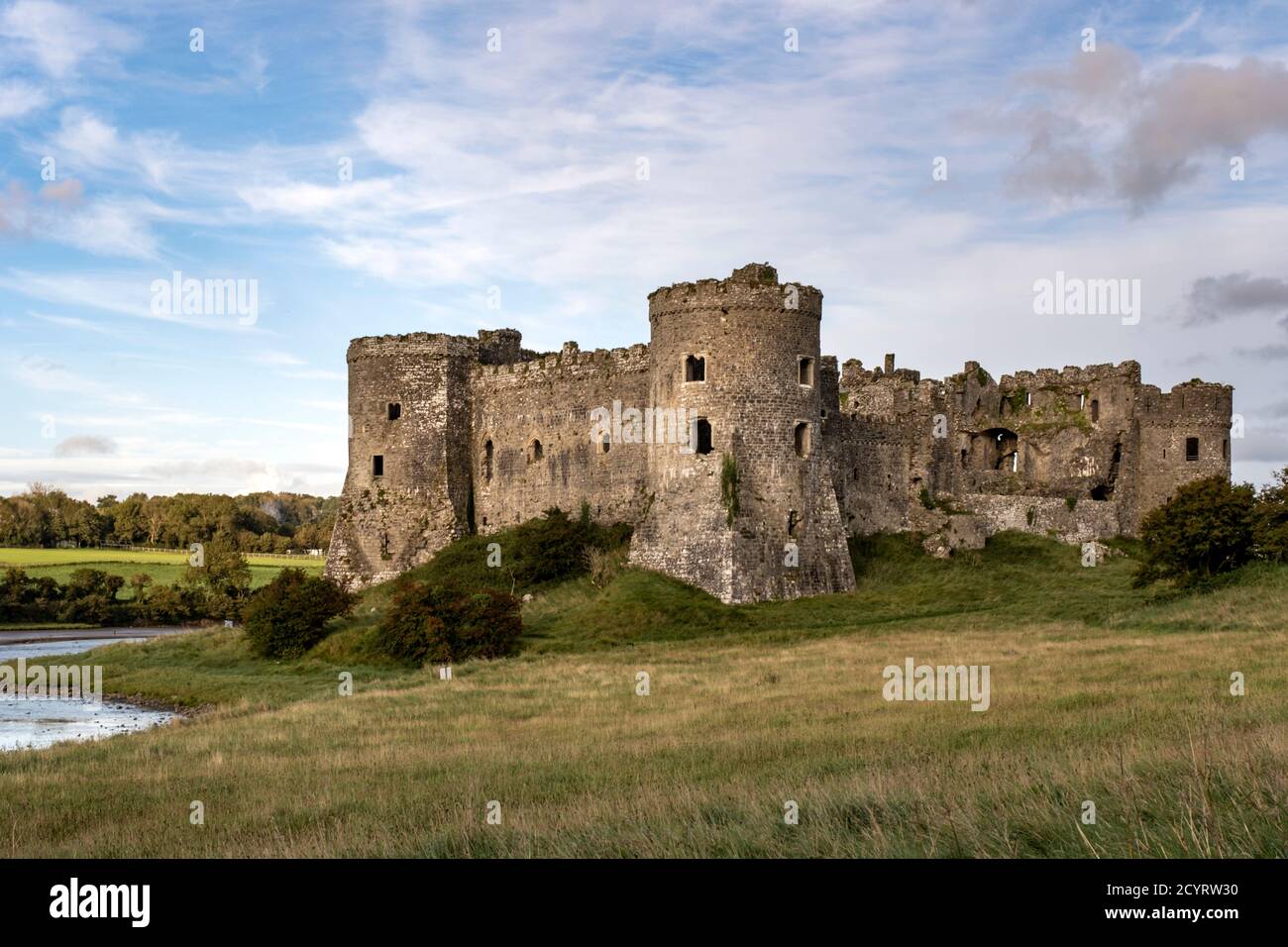 Carew castle south wales hi-res stock photography and images - Alamy