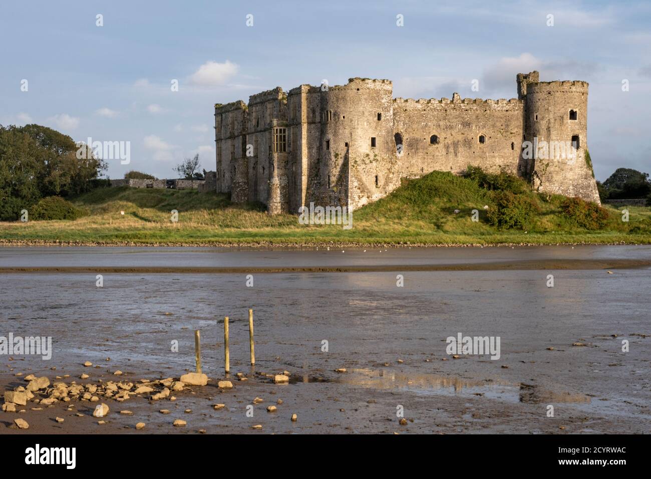 Carew Castle, Pembrokeshire Coast National Park, Pembrokeshire, Wales ...