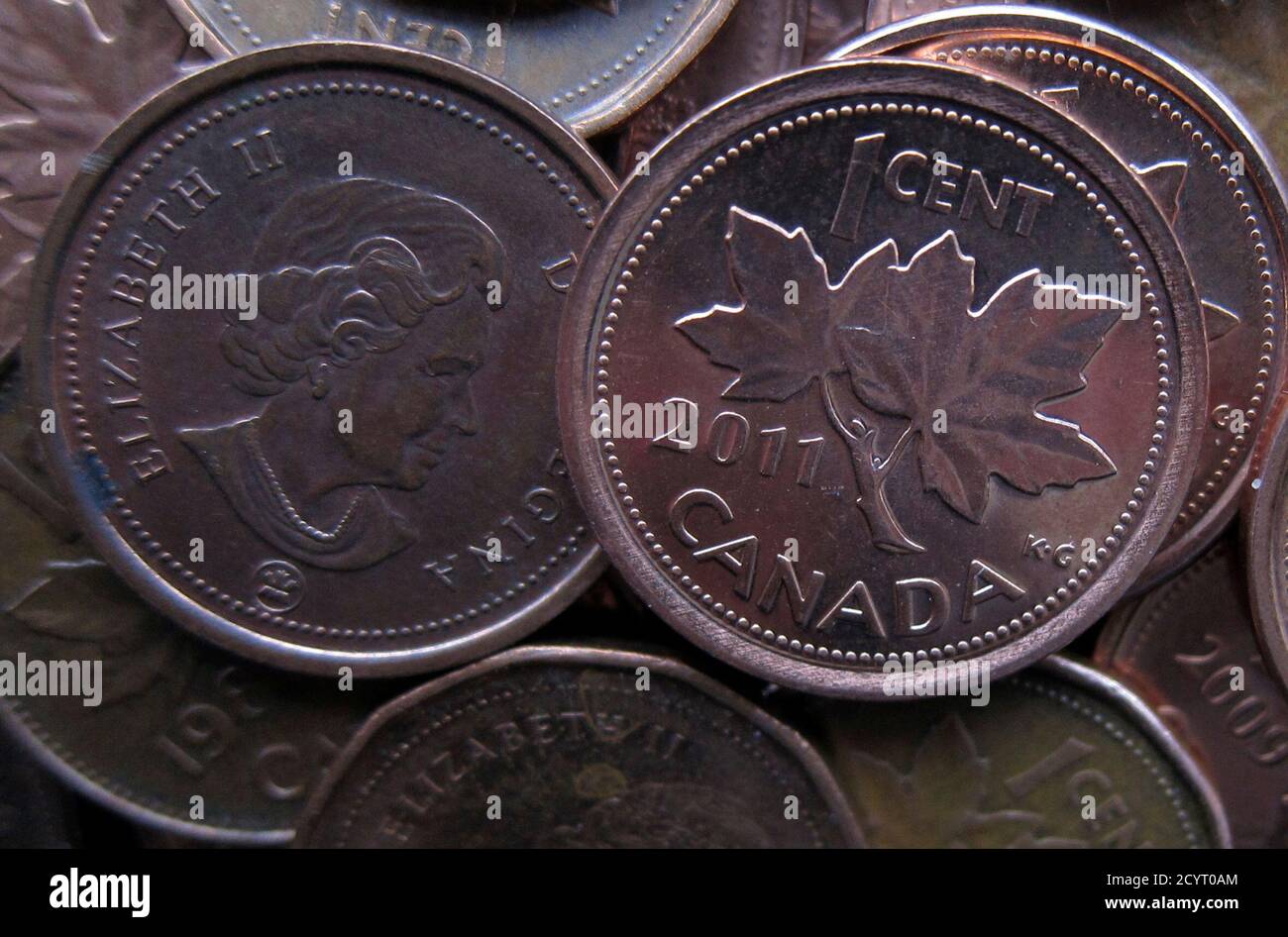 Pennies illustration hi-res stock photography and images - Alamy