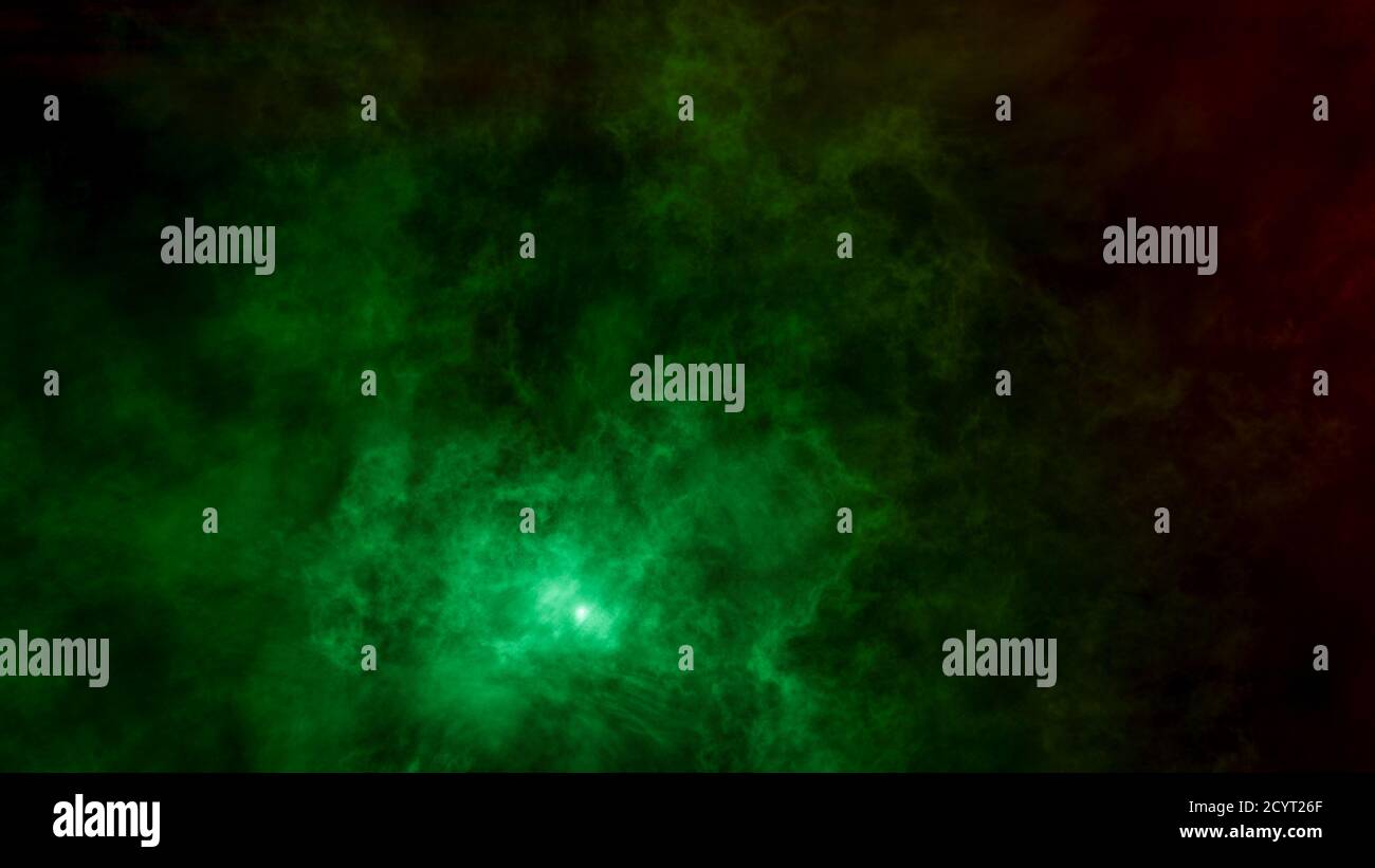 Abstract image of nebula, cosmic smoke and volumetric light Stock Photo ...