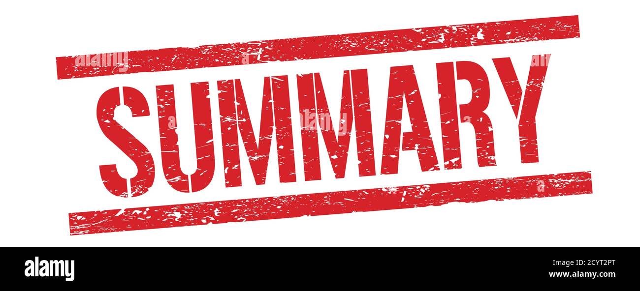 Summary stamp hi-res stock photography and images - Alamy