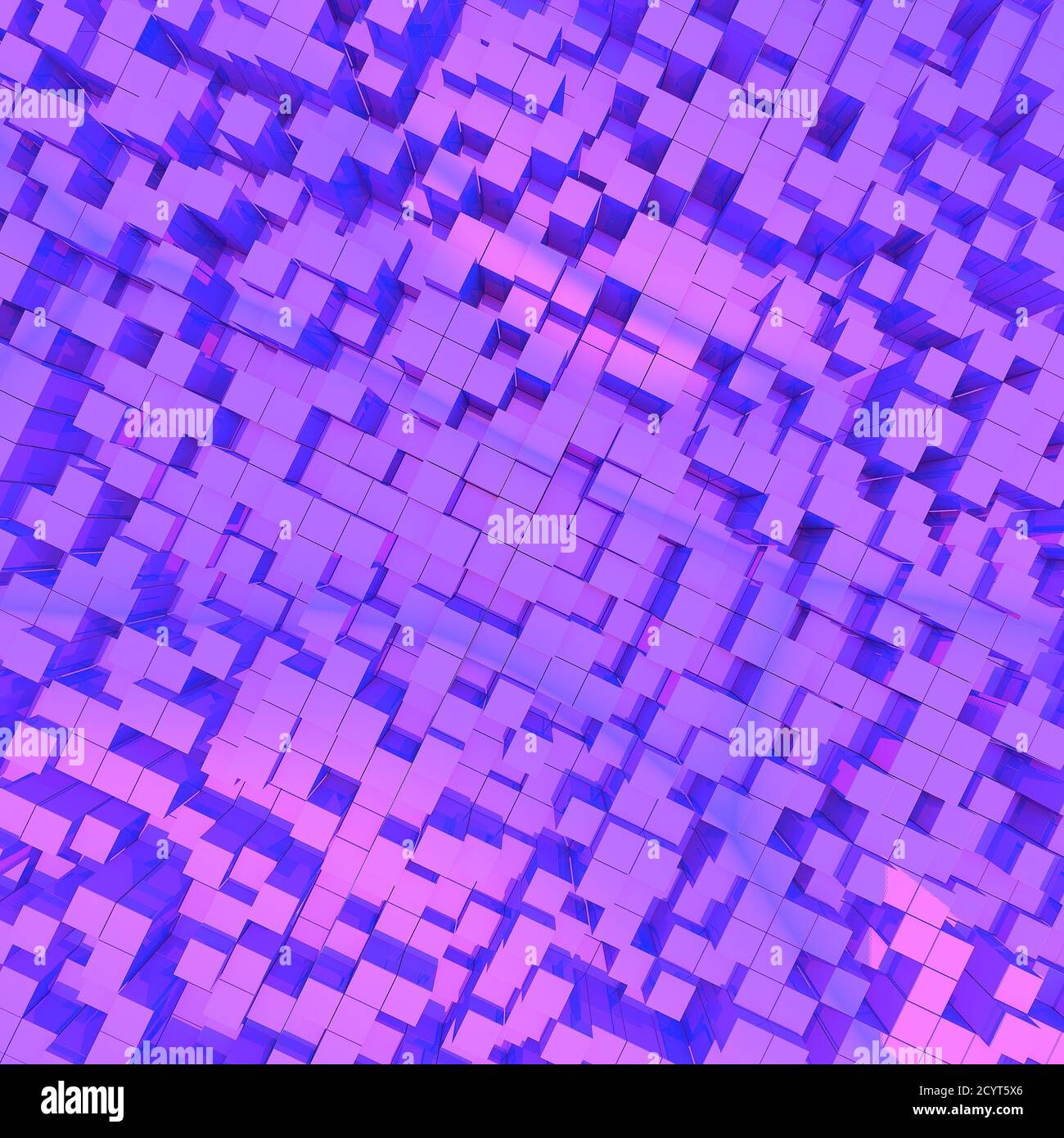 Purple abstract image of cubes background Stock Photo - Alamy