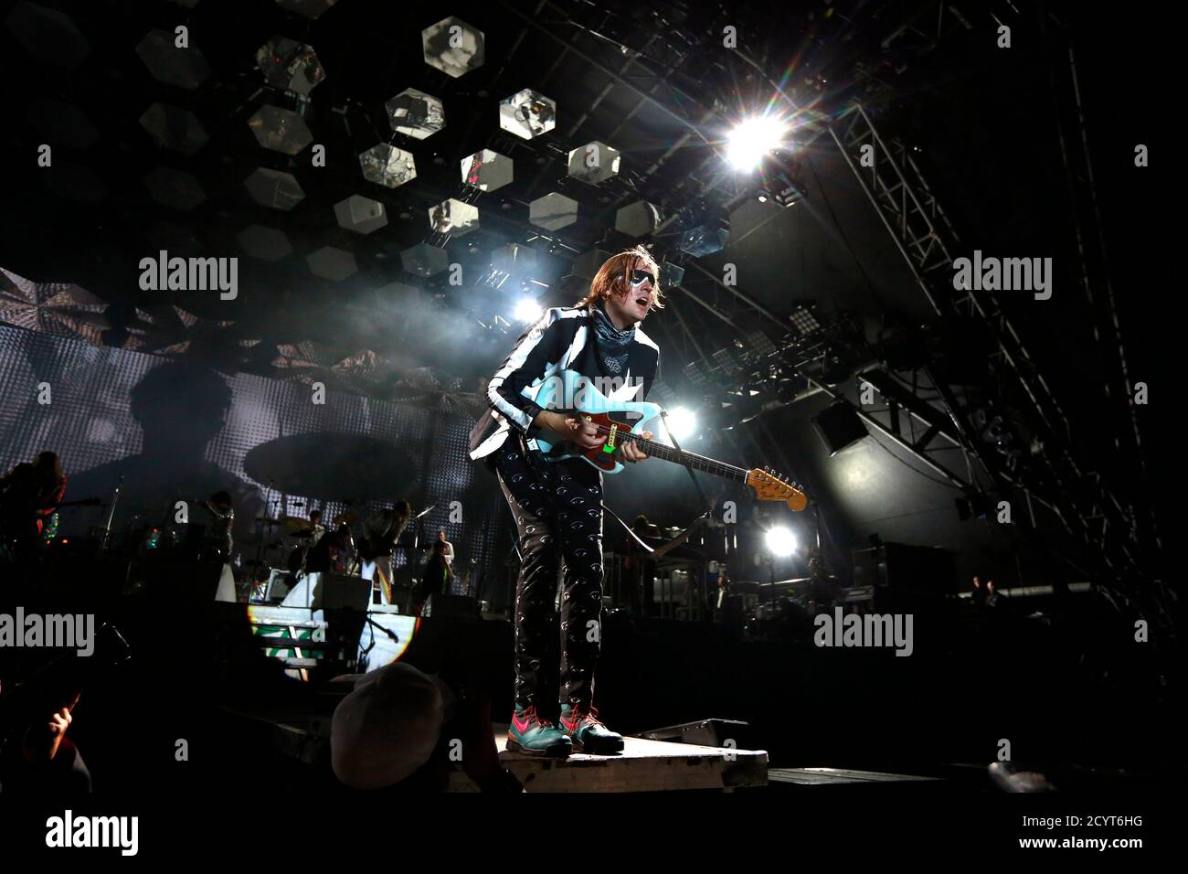 Arcade Fire Lead Singer Win Butler High Resolution Stock Photography ...