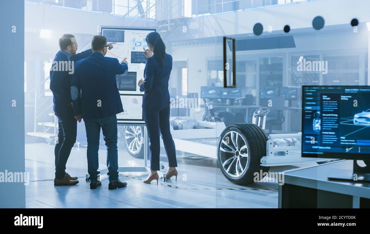 Diverse Team of Design Engineers are Working and Discussing Something ...