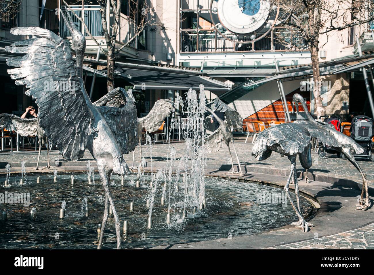 Silver stork monument hi-res stock photography and images - Alamy