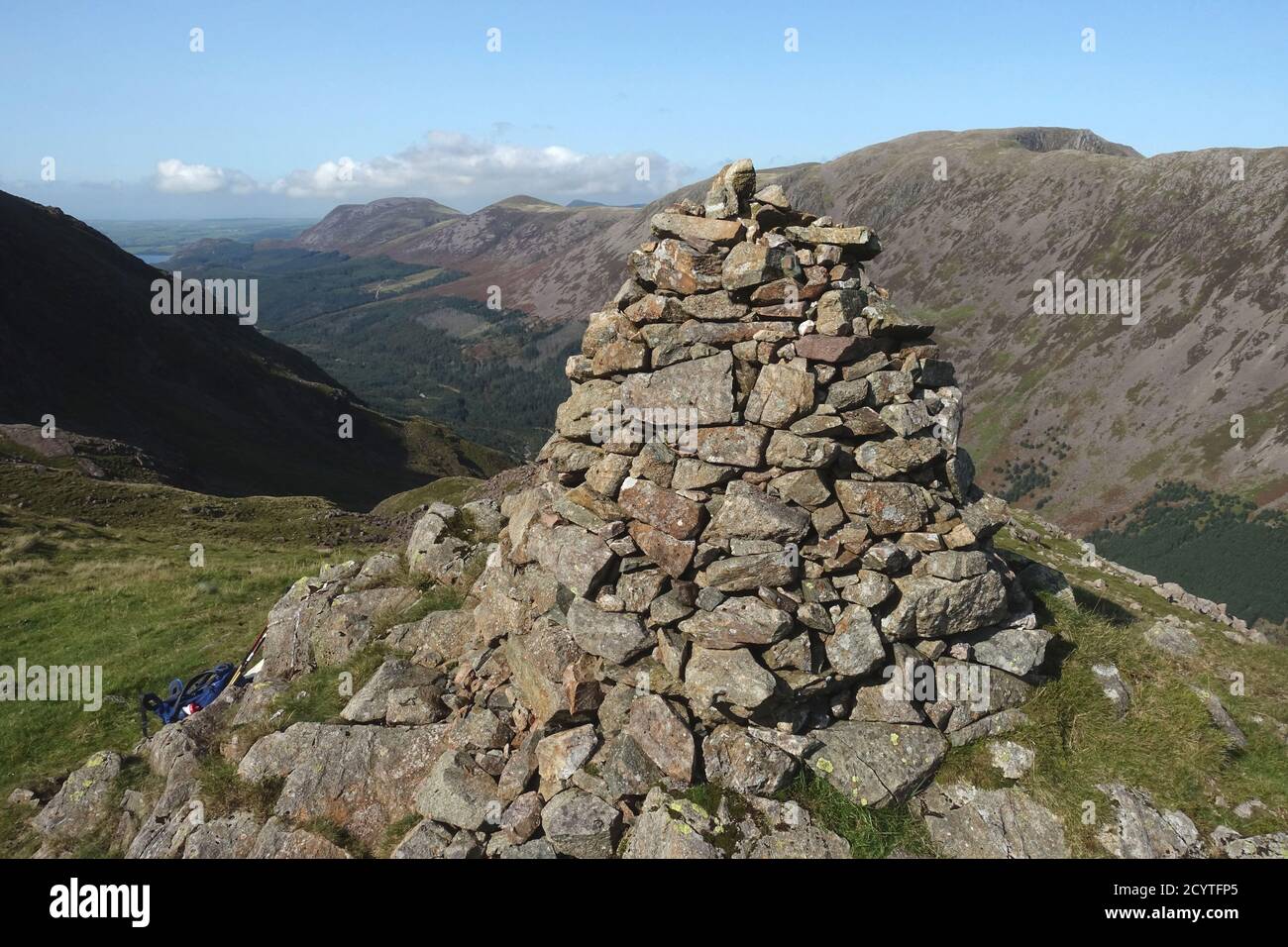 Robinson's Cairn Pillar LakeDistrict Cumbria England UK Stock Photo - Alamy