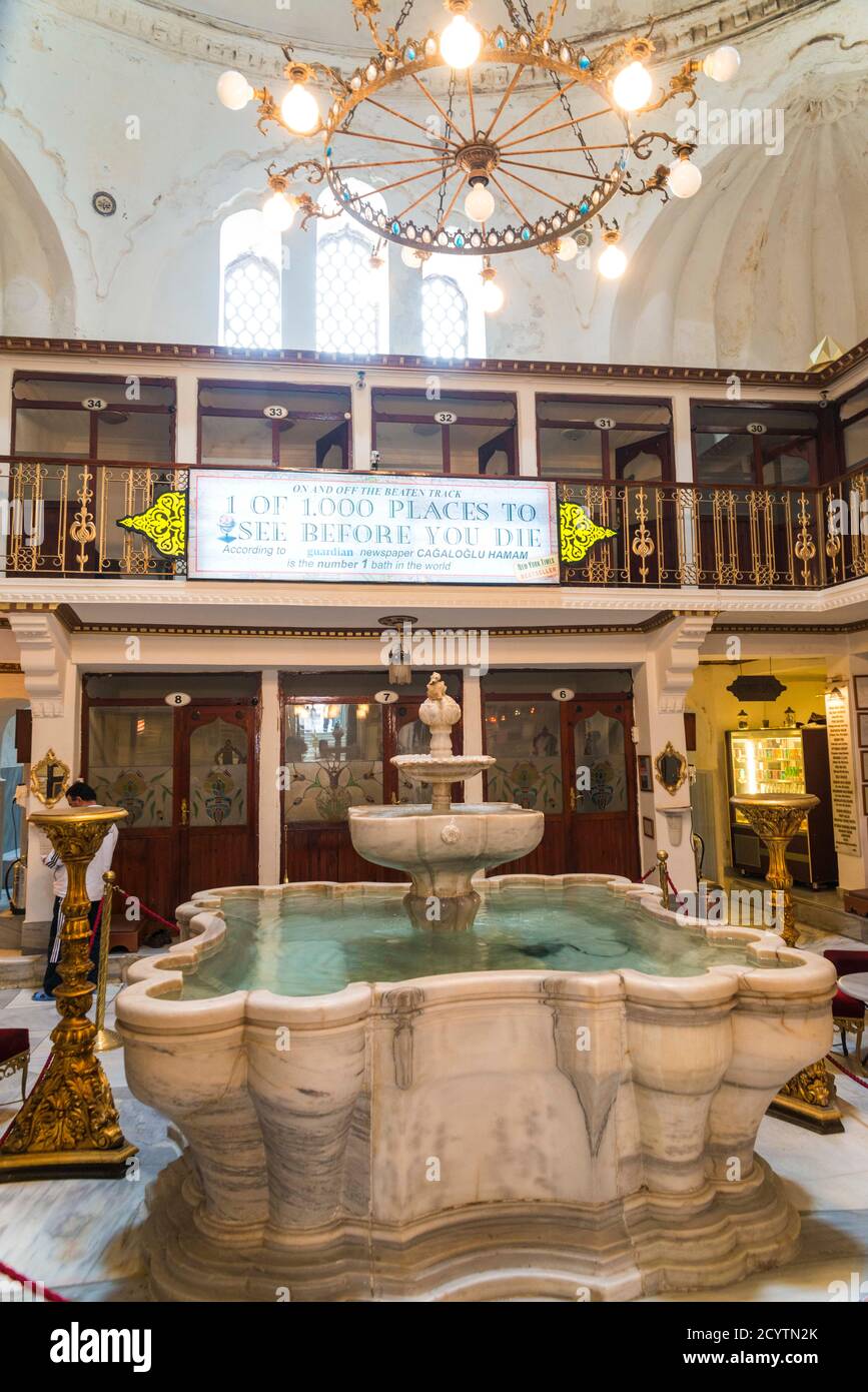 Cagaloglu Hamam, Istanbul Stock Photo - Alamy