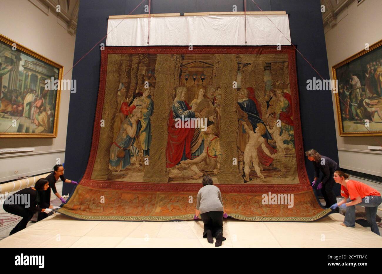 Raphael tapestry sistine chapel hi-res stock photography and images - Alamy