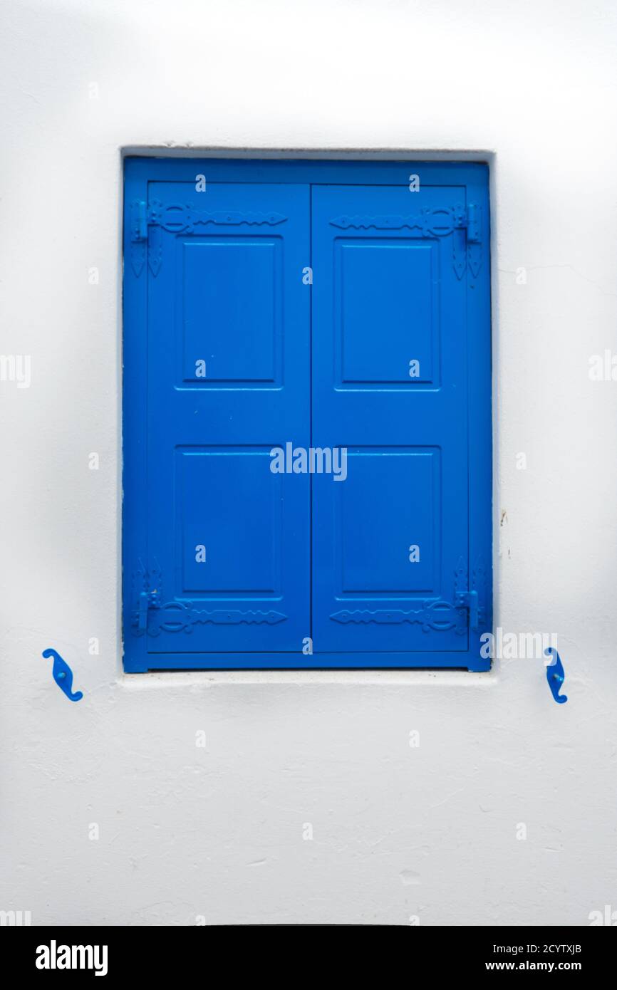 Traditional greek style window hi-res stock photography and images - Alamy