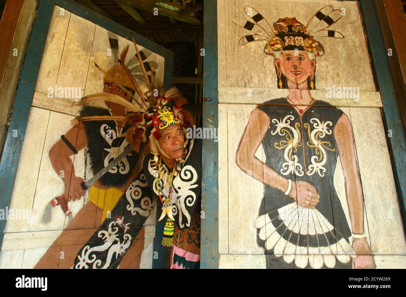 Dayak tribes hi-res stock photography and images - Alamy